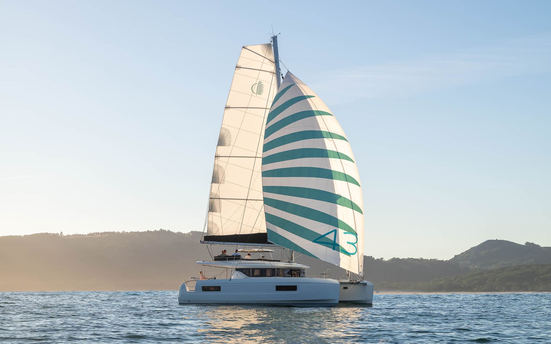 The Lagoon 43 Sailing Catamaran | SailChecker is the Art of Charter™